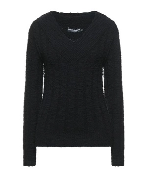 Dolce & Gabbana Minimalist Solidcolor Knit Top - Black