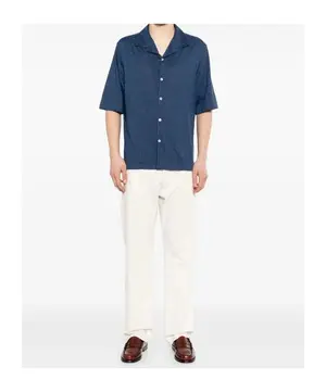 Brunello Cucinelli Camp-collar Buttoned Shirt