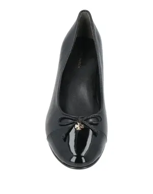 Tory Burch Two-tone Leather Pumps With Block Heel