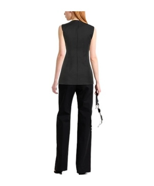 Sportmax Sleeveless Square Neck Top