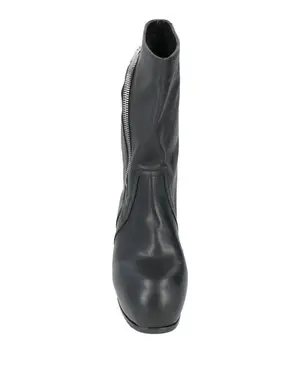Rick Owens Leather Zip Up Boots