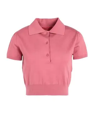 MAXCO. Solid Color Polo Shirts - Pink