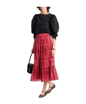 Farm Rio Loose Three-quarter Sleeve Top