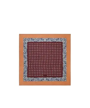 Loro Piana Cornice Di Cardigen Foulard 60x60 Red