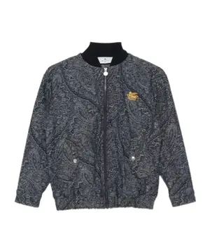 Etro Paisley Jacquard Bomber Jacket - Black