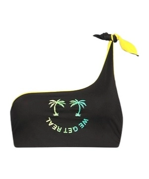 DIESEL® One-shoulder Bikini Top - Black