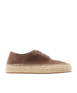 J.W.ANDERSON Lace-up Thick-soled Straw Sandals - Nude