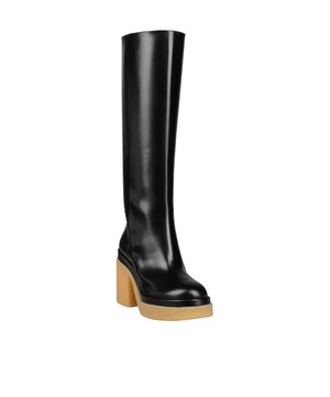 Chloé Round-toe Leather Tall Boots