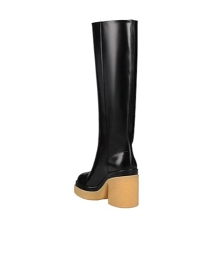 Chloé Round-toe Leather Tall Boots