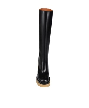 Chloé Round-toe Leather Tall Boots