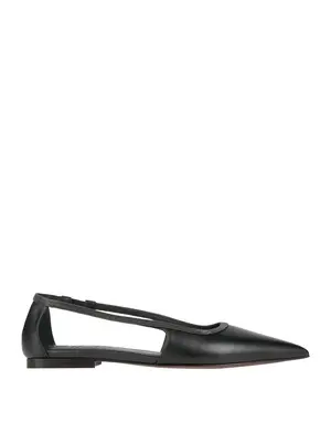 Brunello Cucinelli Leather Pointed Toe Ballet Flats