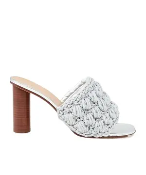 J.W.ANDERSON 90mm Braided Heeled Sandals - White