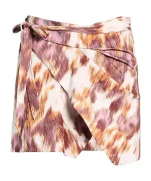Isabel Marant Étoile Tie-dye Jersey Wrap Mini Skirt - Pink