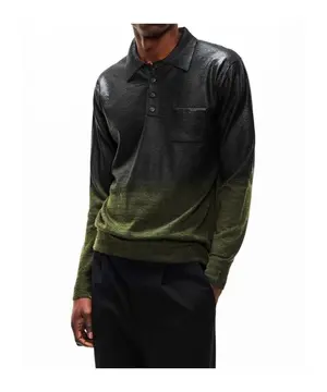 MAISON MARGIELA Mmm Foil Knit Polo Sn61