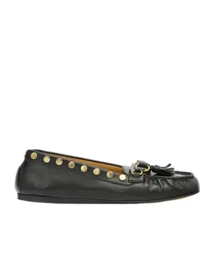 Isabel Marant Étoile Rivet Tassel Loafers - Black