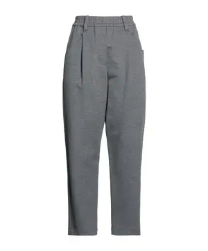 Brunello Cucinelli Solid Color Casual Trousers - Ash