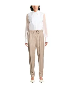 Max Mara Solid Color Casual Trousers