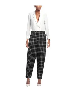 Marni Plaid Wool Trousers