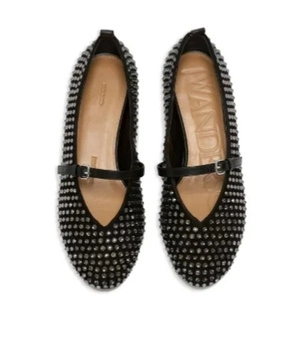 J.W.ANDERSON Crystal-embellished Buckle Ballet Flats