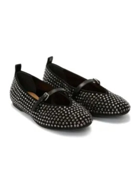 J.W.ANDERSON Crystal-embellished Buckle Ballet Flats