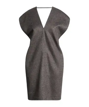 Brunello Cucinelli Solid Color Sleeveless Dress - Black