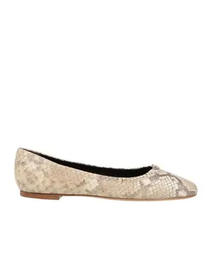 Chloé Snake-print Ballet Flats