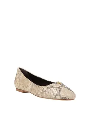 Chloé Snake-print Ballet Flats