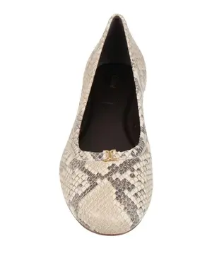 Chloé Snake-print Ballet Flats