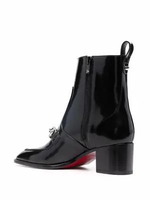 CHRISTIAN LOUBOUTIN Chain And Ankle Boots