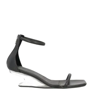 Rick Owens Sculptural Heel Slingback Sandals