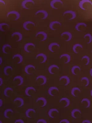 MARINE SERRE Moon-print High-neck Top