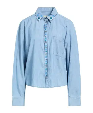 Max Mara Solid Color Shirts - Blue