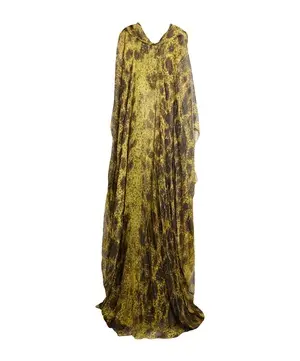 Rick Owens Colorful Long-sleeve Hooded Maxi Dress