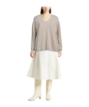 Max Mara Solid Color Cashmere Jumpers