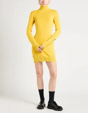 MAISON MARGIELA Slim-fit Knit Dress With Distressed Details