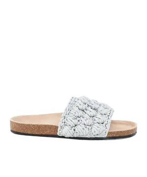 J.W.ANDERSON Braided Flat Sandals - White