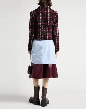 Marni Single-breasted Plaid Flannel Blazer