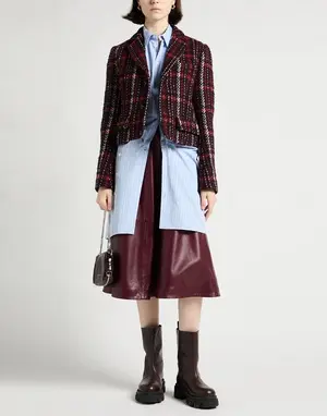 Marni Single-breasted Plaid Flannel Blazer