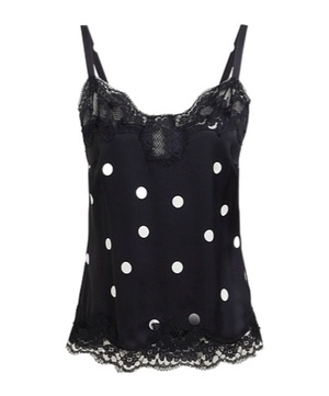 Dolce & Gabbana Polka Dot Sling - Black