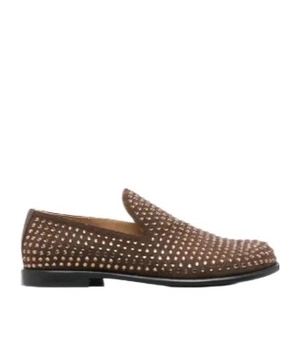 J.W.ANDERSON Crystal-embellished Loafers - Green