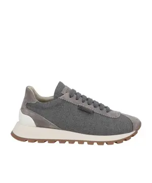 Brunello Cucinelli Minimalist Low-top Casual Shoes - Grey