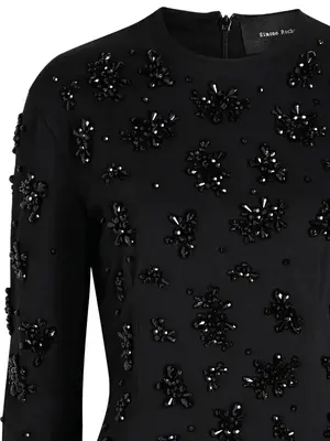 Simone Rocha Beaded Long-sleeve Top