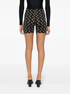 MARINE SERRE Moon-print Shorts