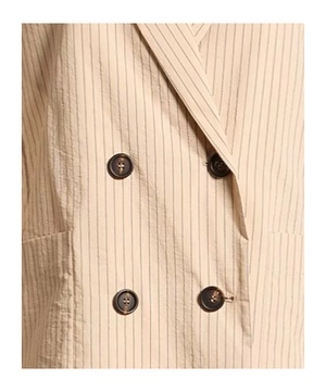 Brunello Cucinelli Striped Double-breasted Blazer