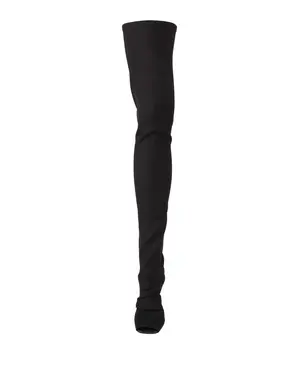 Rick Owens Thigh-high Sculptural Heel Boots