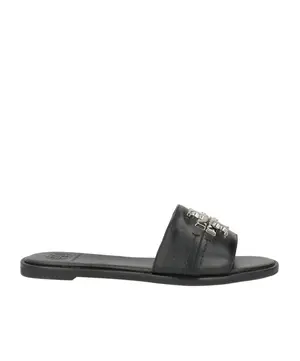 Tory Burch Solid Color Sandals - Black