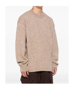 Jacquemus Knitted Logo Long Sleeve Sweater
