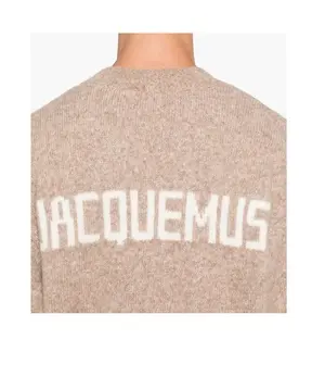 Jacquemus Knitted Logo Long Sleeve Sweater