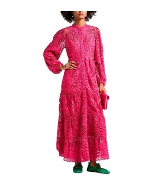 Farm Rio Maxi Shirt Dress