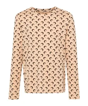 MARINE SERRE Moonogram-pattern T-shirt
